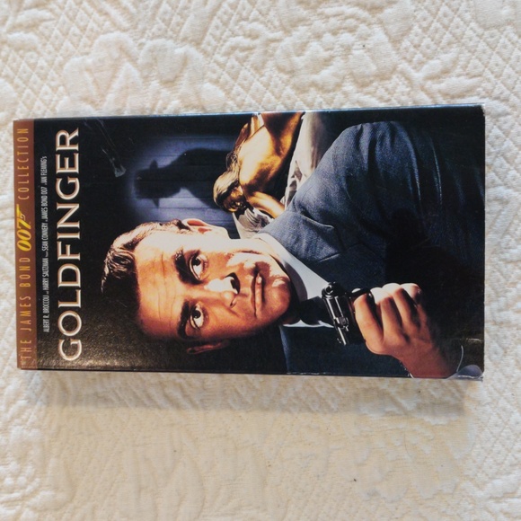 MGM | Media | Goldfinger James Bond 07 With Sean Connery Vhs Movie Video Tape 964 | Poshmark